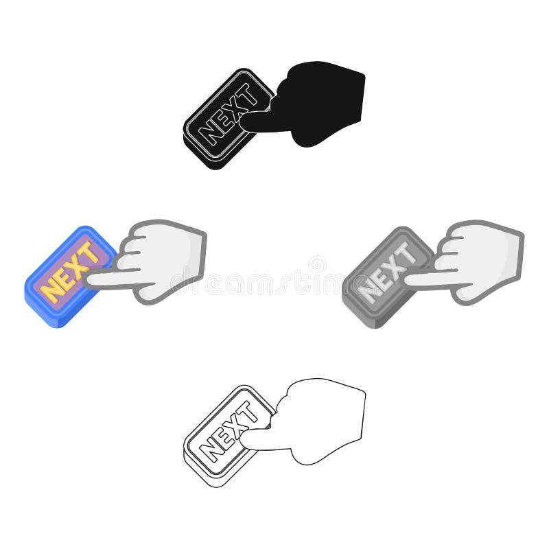 Click Cartoon Button Stock Illustrations – 3,731 Click Cartoon Button ...