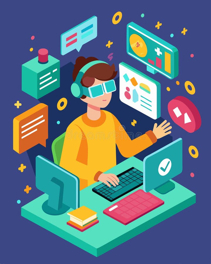 With the Click of a Button Students Enter a Virtual Reality Coding ...