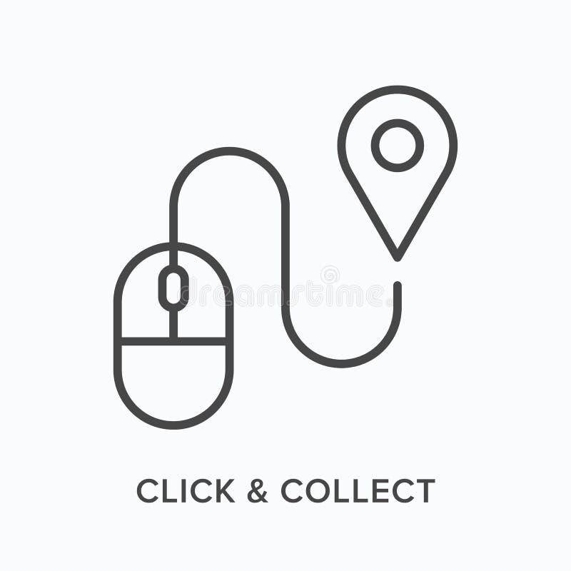 Click Collect Icon Stock Illustrations – 485 Click Collect Icon Stock ...