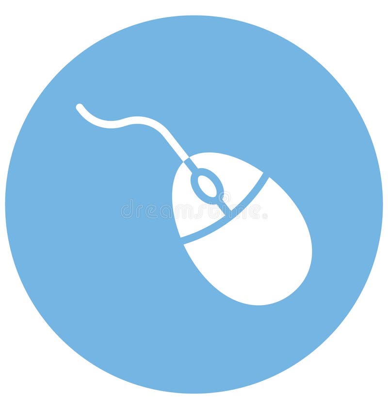 Click, Computer Isolated Vector Icon that Can Be Very Easily Edit or ...