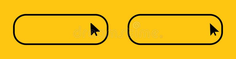 Click Cursor Button. Computer Mouse Pointer Stock Vector - Illustration of digital, icon: 317958460