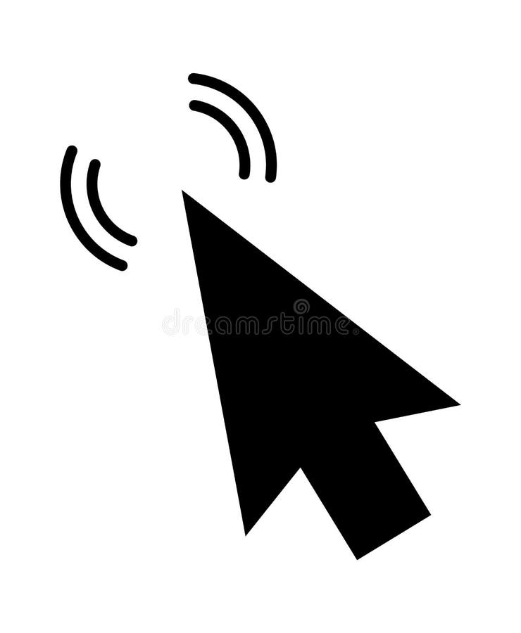 Click Cursor Set Computer Pointer Hand And Arrow Icon Press Pick Action Element Vector Web