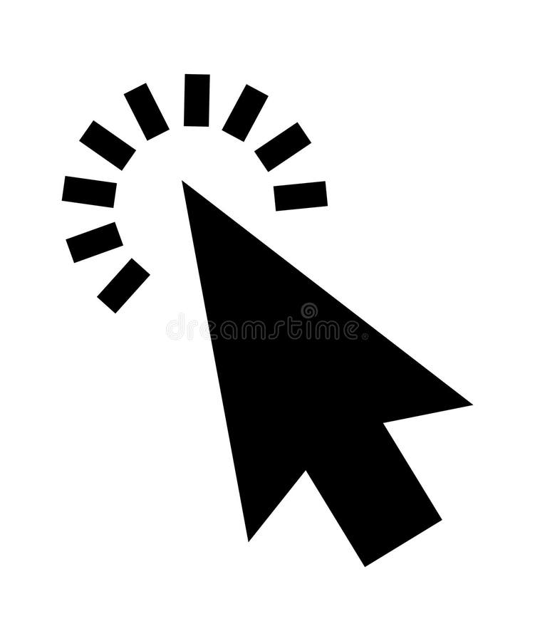Click Cursor Set Computer Pointer Hand And Arrow Icon Press Pick