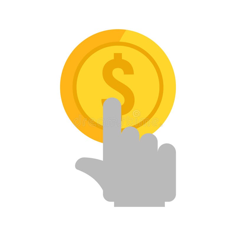 Hand Cursor Click Gold Stock Illustrations – 345 Hand Cursor Click Gold ...