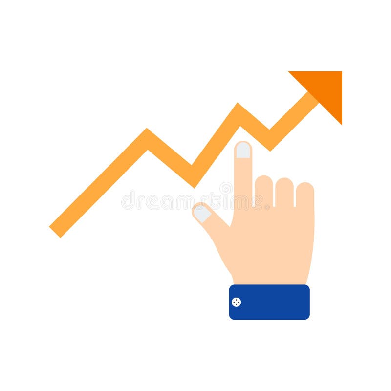 Click on Graph stock vector. Illustration of analysis - 90339402