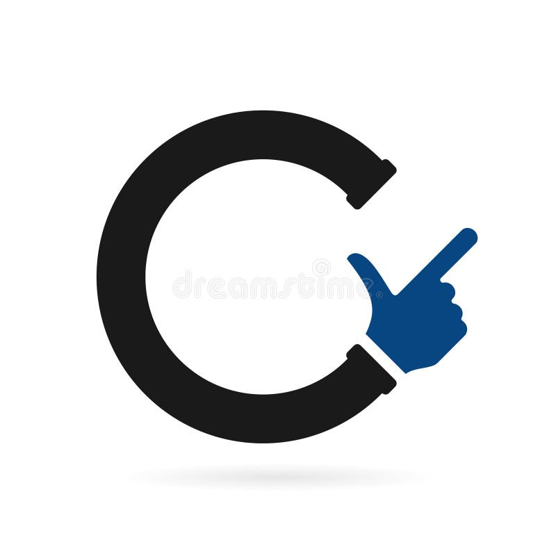 Letter C Shape Hand Stock Illustrations – 398 Letter C Shape Hand Stock ...