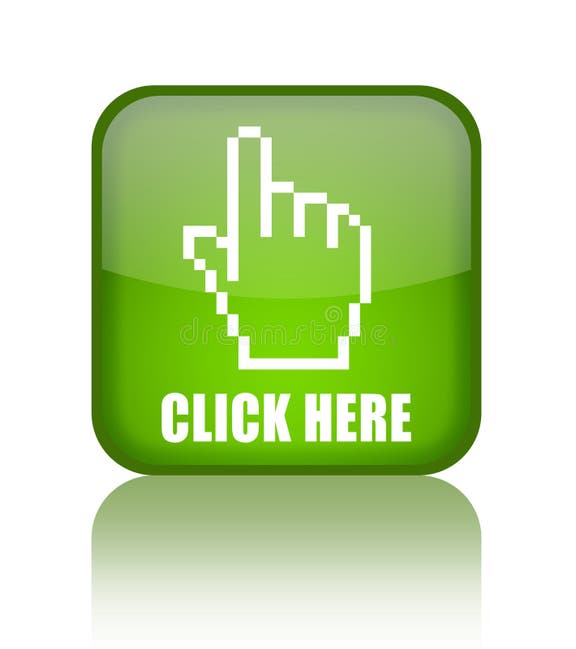 Click Here Green Button Stock Illustrations – 3,730 Click Here Green ...