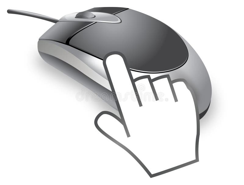 The Mouse stock illustration. Illustration of click, interactive - 243974