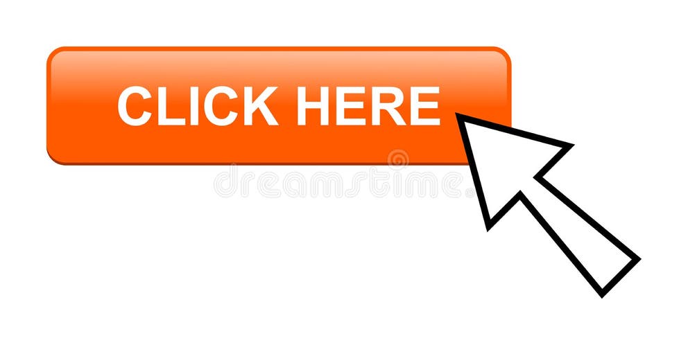 Click Here Orange Icon Square Web Button Stock Illustrations – 1,280 ...