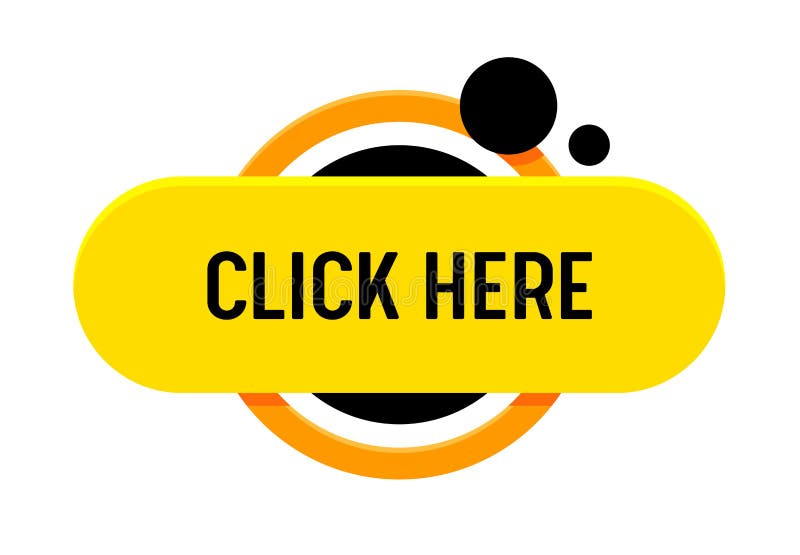 Click Here Banner, Digital Navigation for Website or Internet Promotion ...
