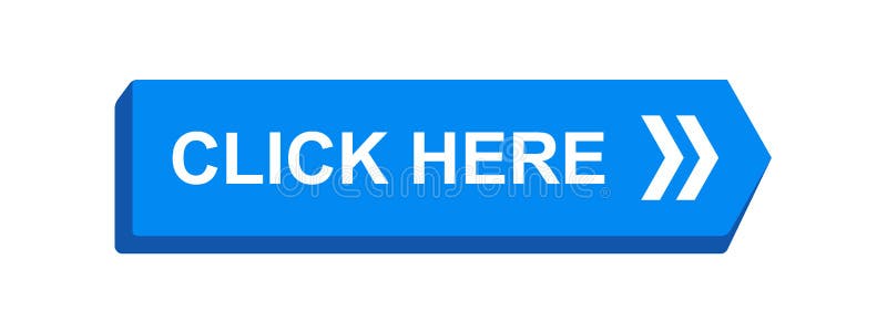 Click here button blue stock illustration. Illustration of illustrated ...