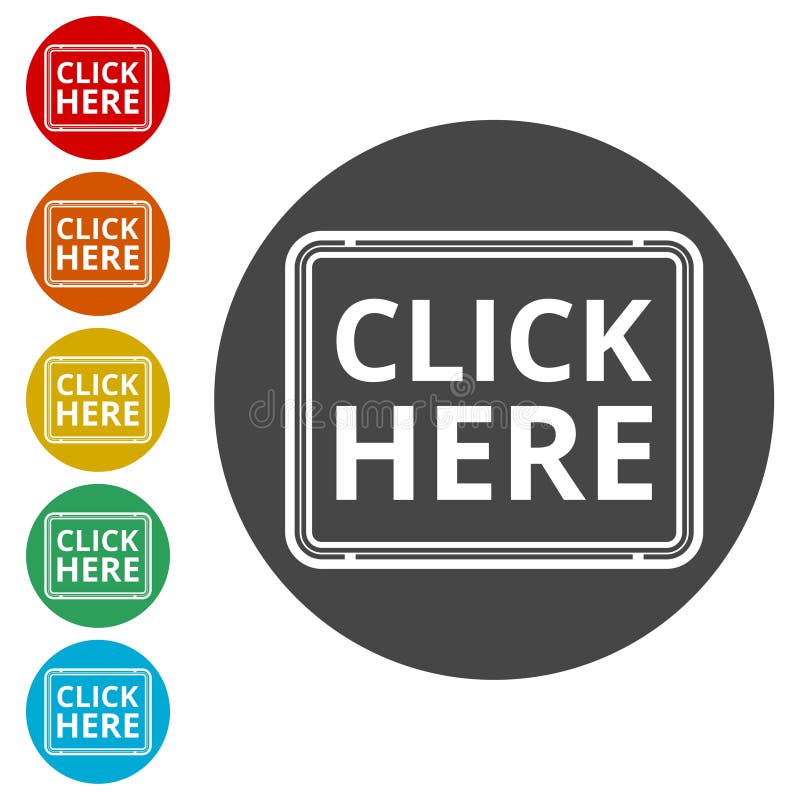 Click Here Purple Button Stock Illustrations – 1,637 Click Here Purple ...