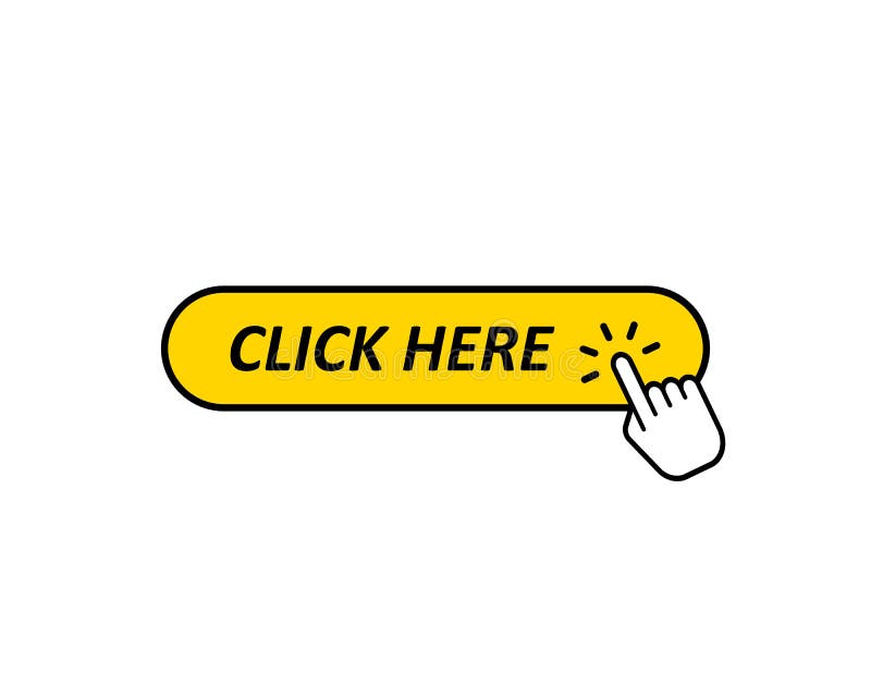 Click Here Button with Hand Icon. Vector EPS 10 Stock Vector ... Click Here Button with Hand Icon. Vector EPS 10 Stock Vector ...