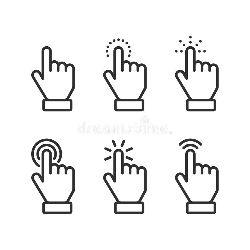 Click here the button stock vector. Illustration of choice - 356178062