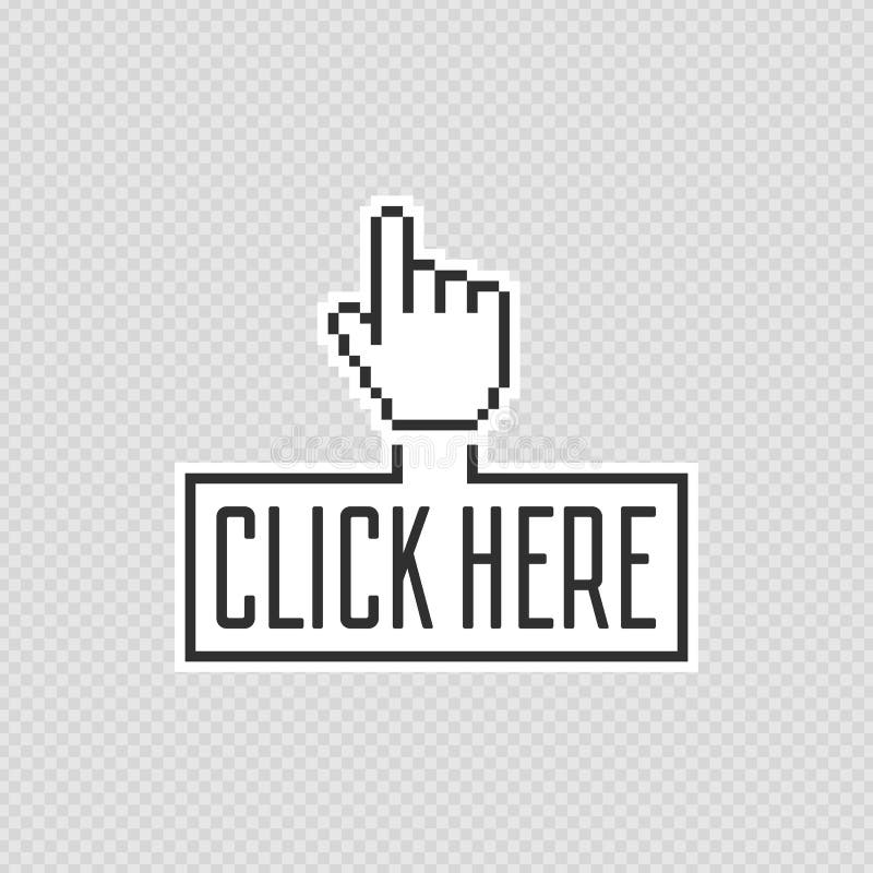 Click Here Pointing Finger Stock Illustrations – 302 Click Here ...