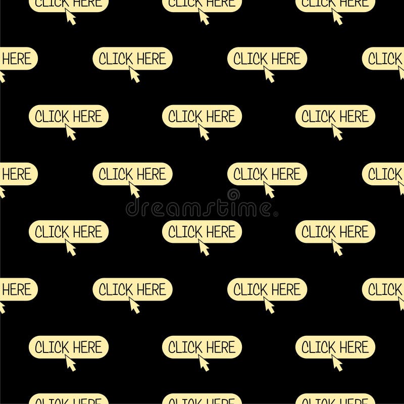 White Click Here Arrow Black Background Stock Illustrations – 1,925 ...