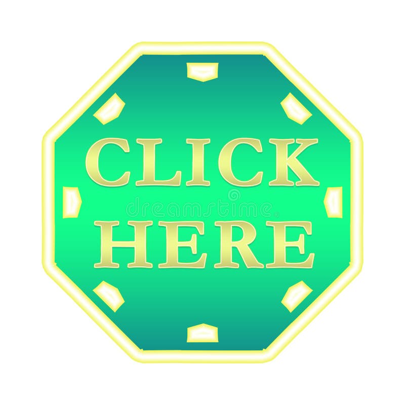 Click here button stock illustration. Illustration of connect - 84921593