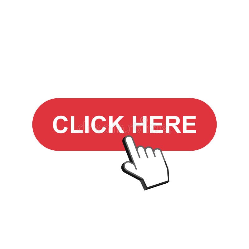 Click Here Button Vector Design Illustration Isolated on White ...