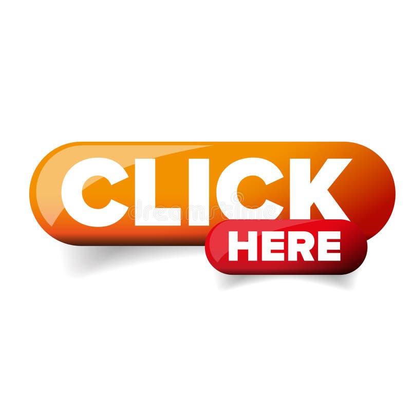 Click Here button vector stock vector. Illustration of banner - 88279545