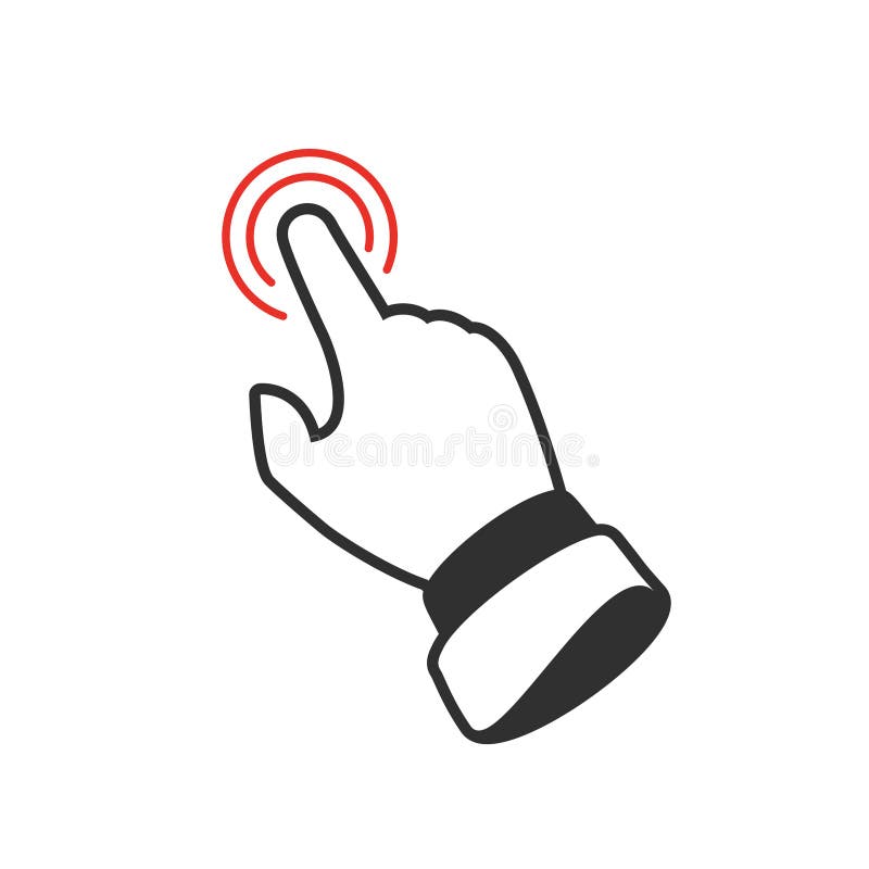 Click here the buttons stock vector. Illustration of choice - 299944942