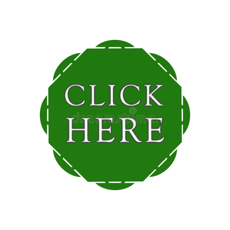 Click here button stock illustration. Illustration of connect - 84921593