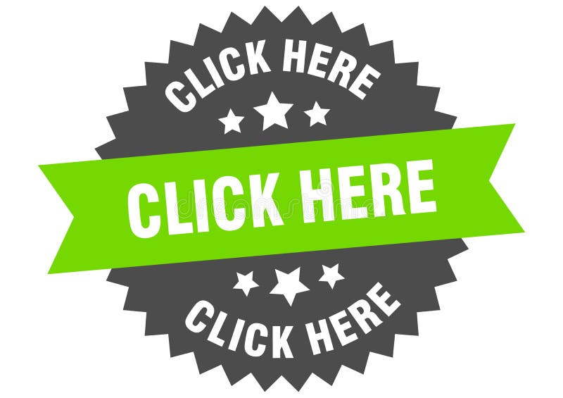 Click here stock vector. Illustration of vintage, black - 160548139