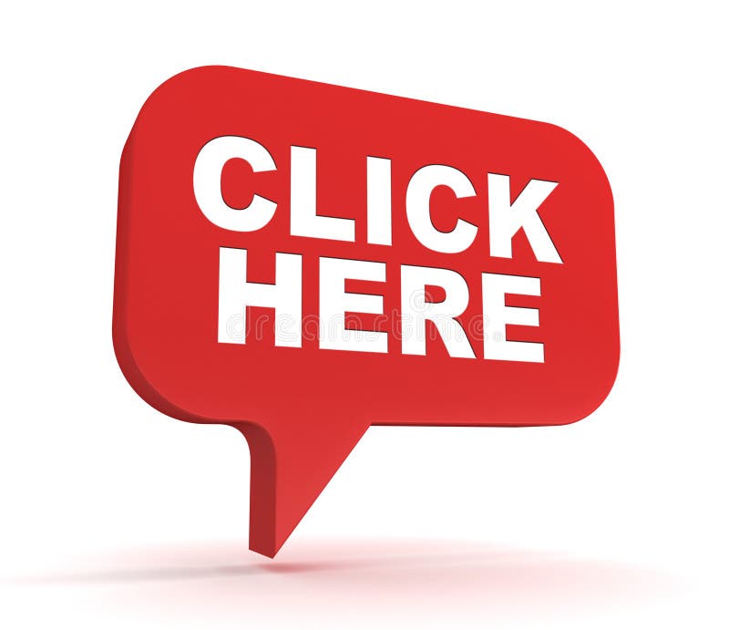 Click Here Concept 3d Illustration Stock Illustration - Illustration of ...