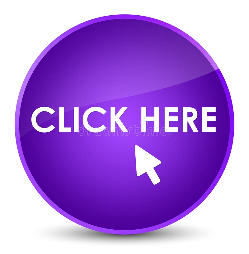 Click here button purple stock illustration. Illustration of blog ...