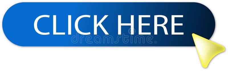 Click Here Inscription on a Blue Frame with an Arrow Pointer Stock ...