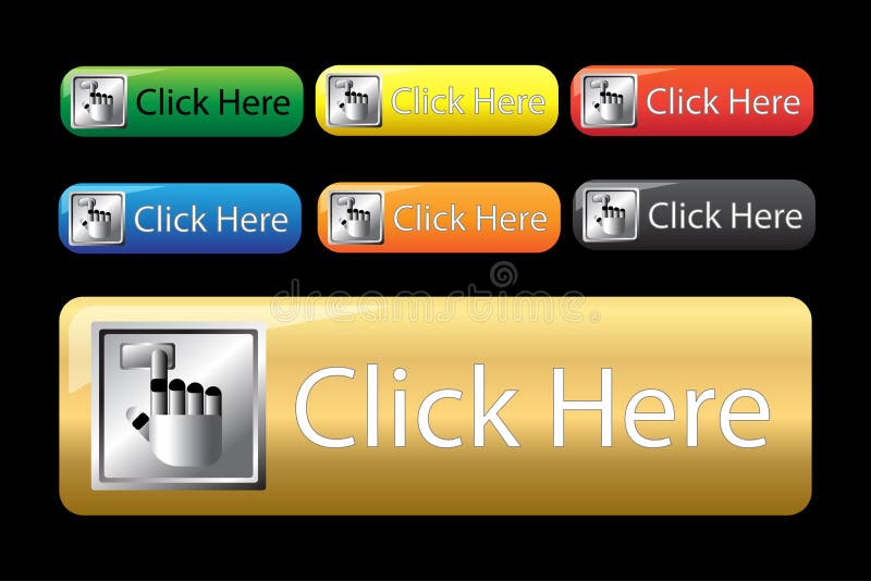 Click Here Press Button. Vector Illustration Stock Illustration ...