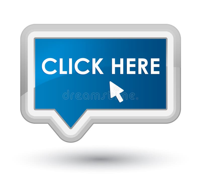 Click Here Prime Blue Banner Button Stock Illustration - Illustration ...
