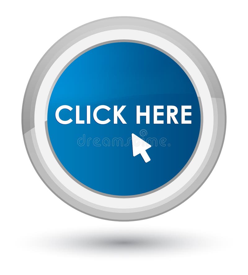 Click Here Purple Square Button Red Ribbon in Corner Stock Illustration ...