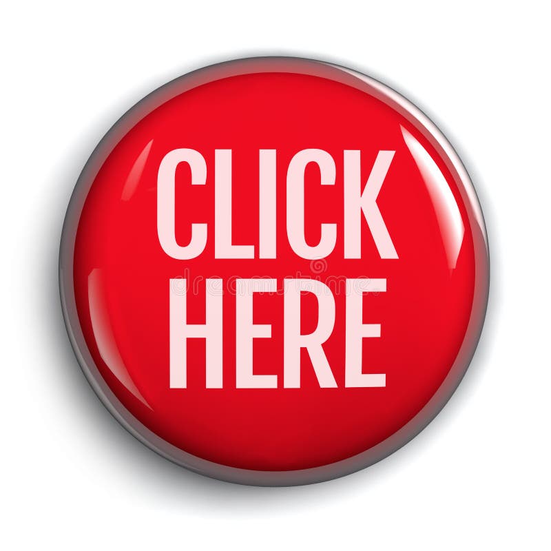 Click Here Red Round Button Stock Illustration - Illustration of push ...