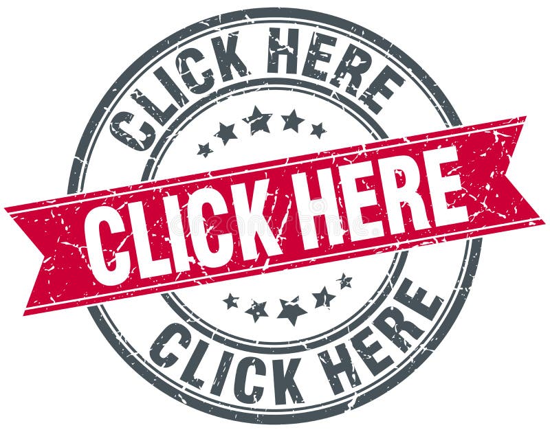 Click here stamp stock vector. Illustration of grey - 120829672