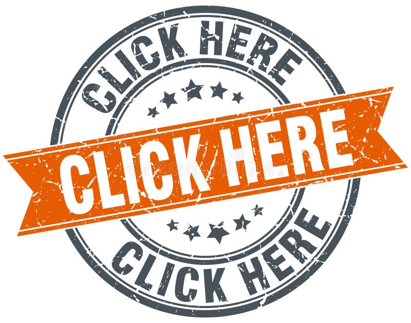 Click here speech bubble. stock vector. Illustration of page - 153378453