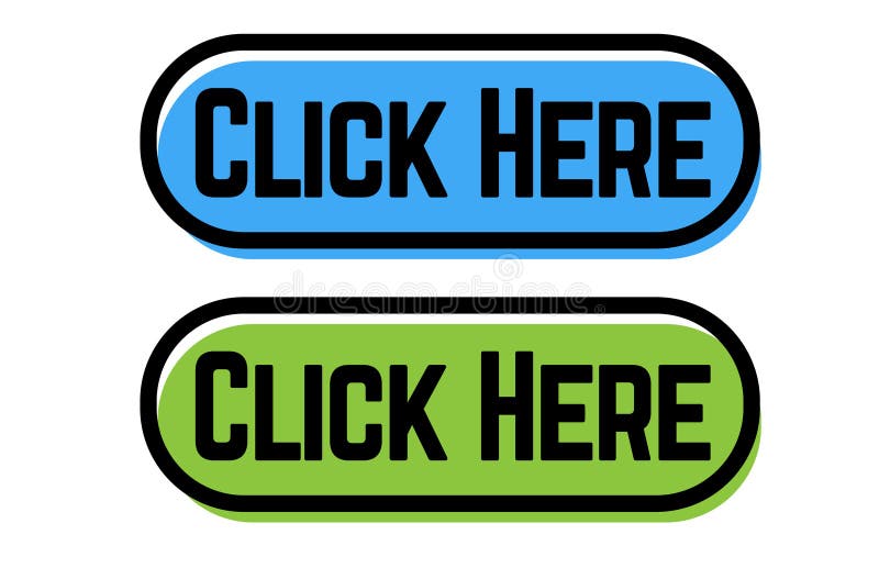 Click Here rubber stamp stock vector. Illustration of isolated - 96586920