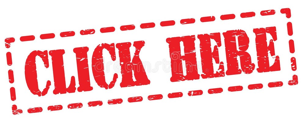 CLICK HERE Text Written on Red Stamp Sign Stock Illustration ...