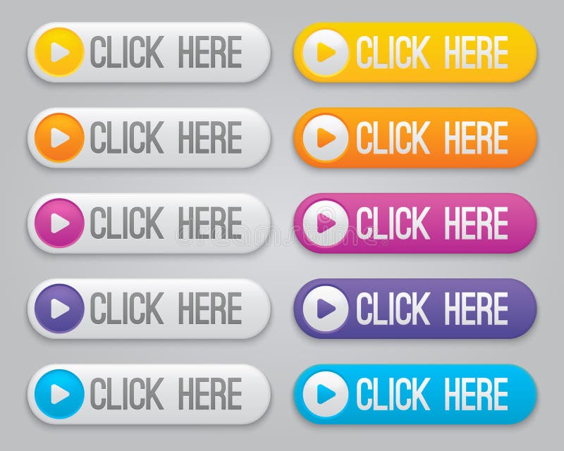 Purple Click Here Button Clipart