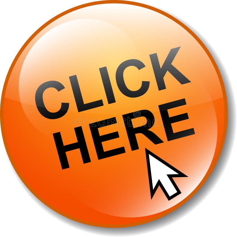 Click Here Orange Icon Square Web Button Stock Illustrations – 1,271 ...