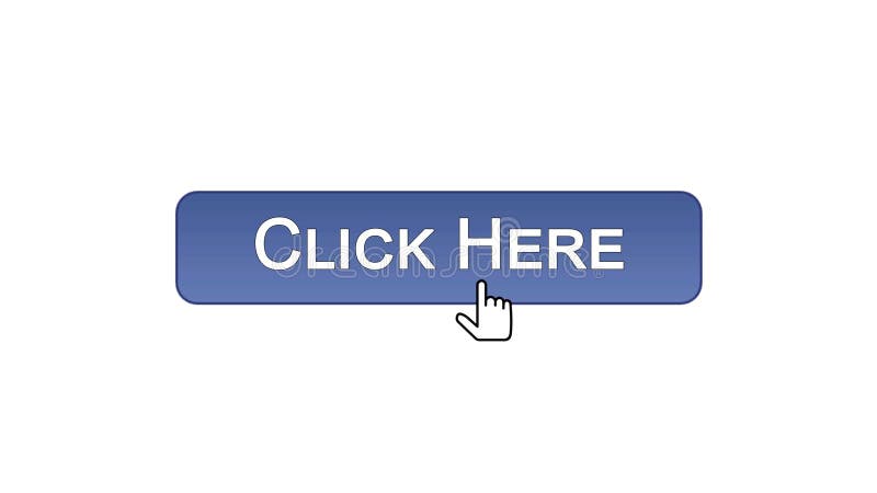 Click Here Web Interface Button Clicked Mouse Cursor, Violet Color ...
