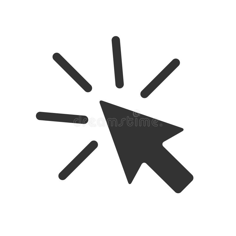 Click Icon, Finger Press, Hand Click, Button, Touch Vector Symbol ...