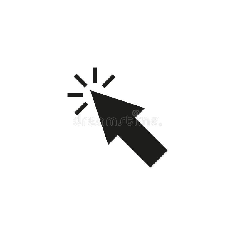 Click icon. Arrow stock vector. Illustration of internet - 234262328