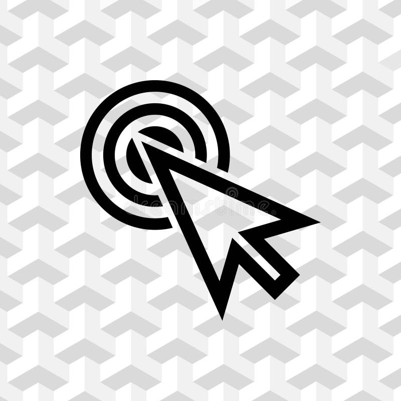 Click Icon Stock Vector Illustration Flat Design Stock Vector ...