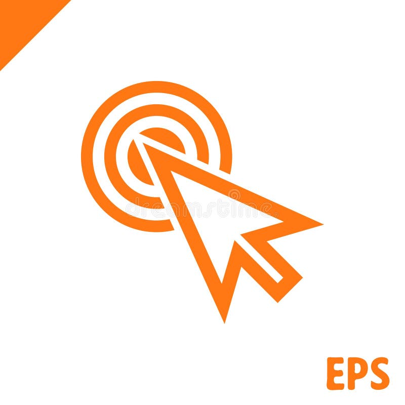 Click Icon Stock Vector Illustration Flat Design Stock Vector ...