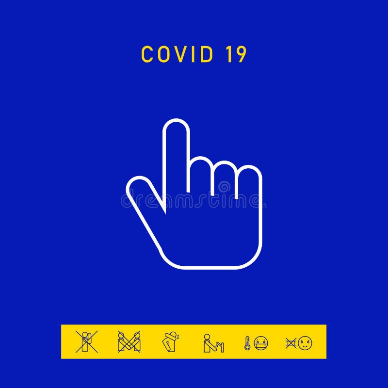 Click Line Icon. Graphic Elements for Your Design Stock Illustration ...