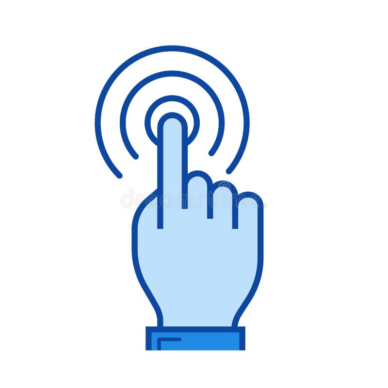 Zero Click Sign with Clean Background Stock Illustration - Illustration ...