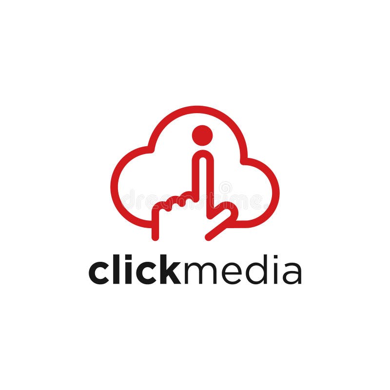 Click Media Logo Design Template Stock Illustration - Illustration of ...