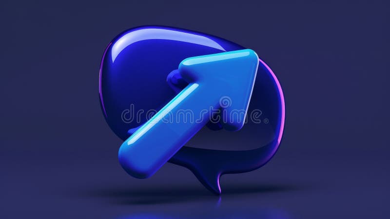 Click Modern Mouse Arrow Icon. Realistic Illustration of Pointer Symbol ...