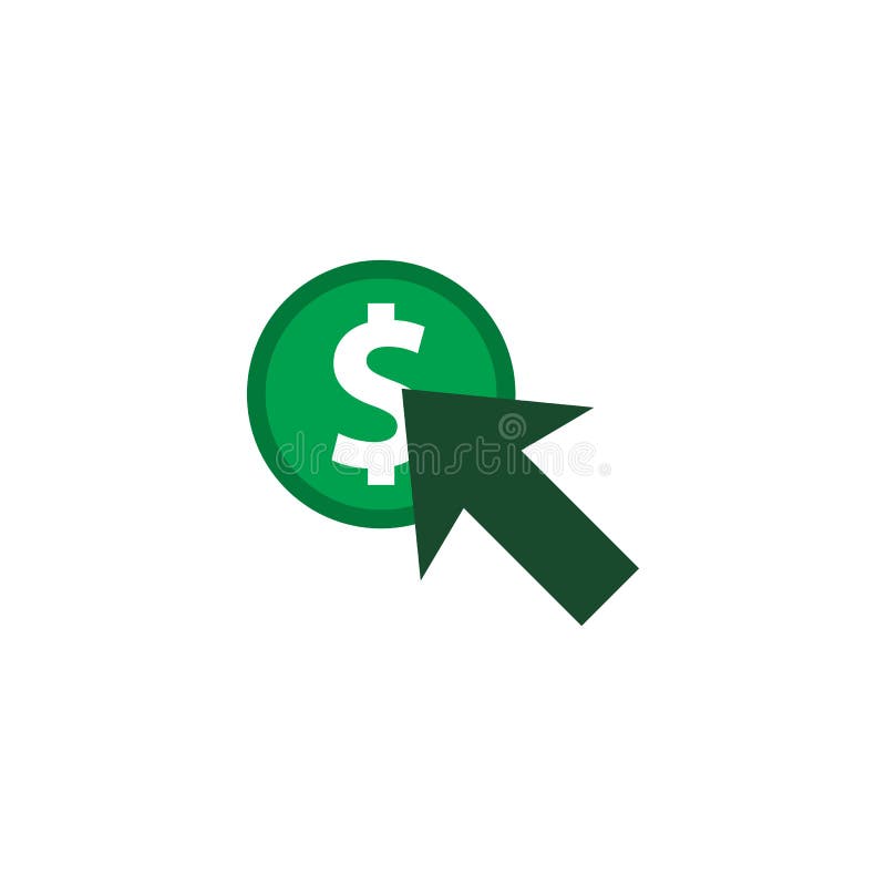 Click Money Logo Icon Design Stock Vector - Illustration of company ...