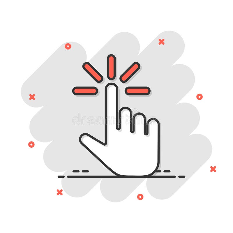 Click Cartoon Button Stock Illustrations – 7,291 Click Cartoon Button ...